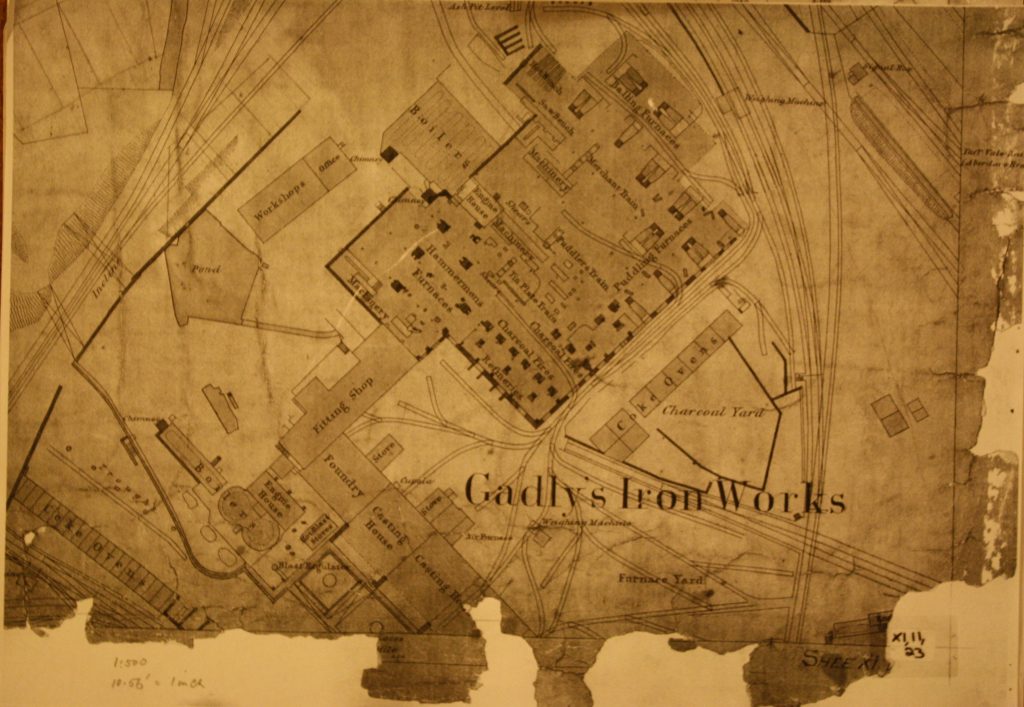 Gadlys Ironworks Map, Cynon Valley Museum - Cynon Valley Museum Trust