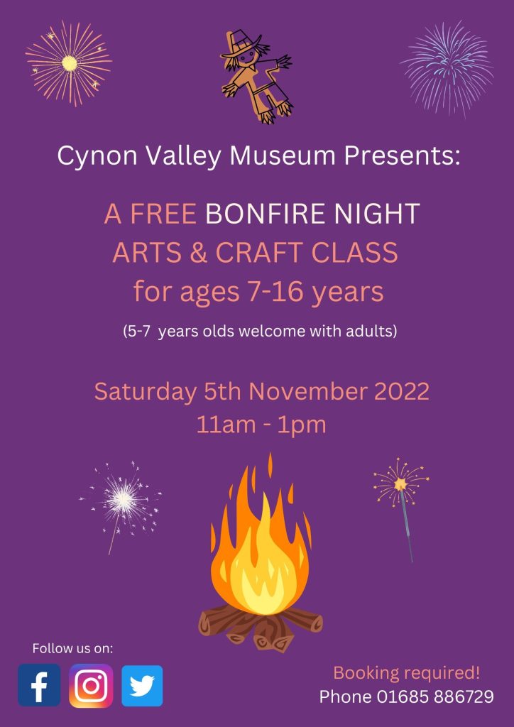 Halloween and Bonfire Night Craft Events! / Digwyddiadau Celf a Chrefft ...
